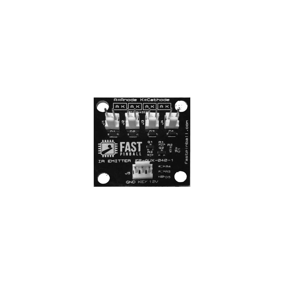 FAST 4-Channel 12v Constant Current Opto Emitter Driver | FAST Pinball ...